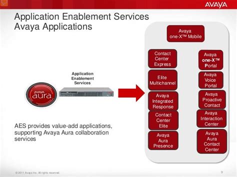 Avaya Aura Application Enablement Services Aes