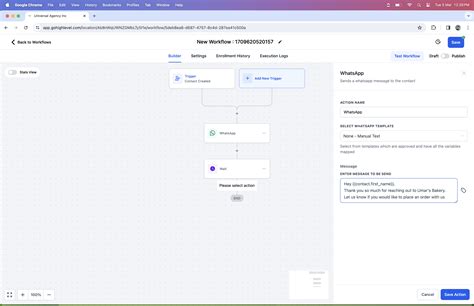 Whatsapp Workflow Integration Highlevel Support Portal
