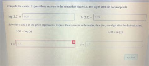 solved solve for x and y in the given expressions express
