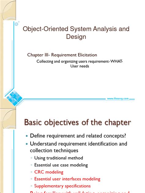 Object Oriented Sad Chapt 3 Part 2 Pdf User Interface Class