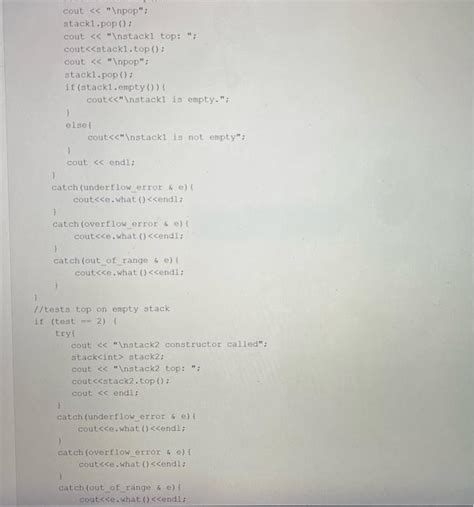 Solved Stack Class Implement Template Stack Class That Is