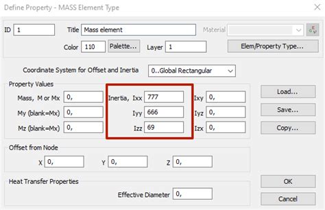 How To Apply Rotative Inertia Between A Conm1 And A Cbar Element