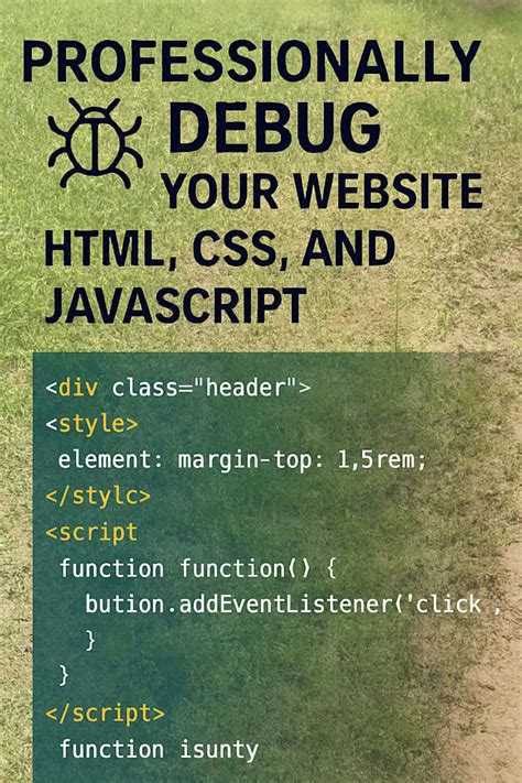 Professionally Debug Your Website Html Css And Javascript Issues By Junaedchowdhury Fiverr
