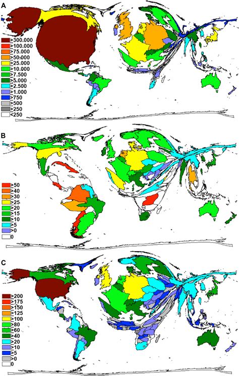 Density Equalizing Maps Projections A Total Number Of Hpv Specific
