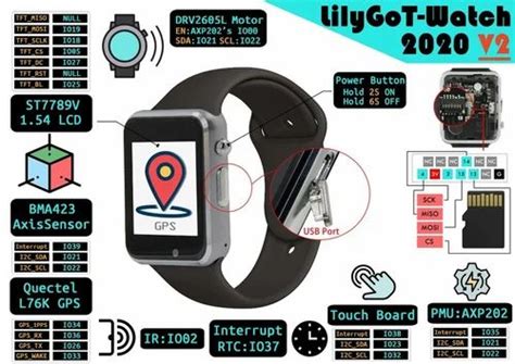lilygo black t watch 2020 v2 at ₹ 4734 piece in hyderabad id