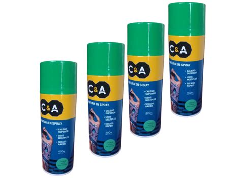 Ripley Pintura Spray Multiuso Verde Hoja 49 Cya Verde Pack X 4