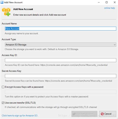 Amazon S3 Browser配置命令使用及客户端连接s3 Browser 根据id和key连接 Csdn博客