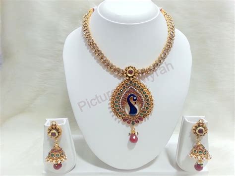 Peacock Pendant Set At Best Price In Mumbai By Myrah Id 6583441591