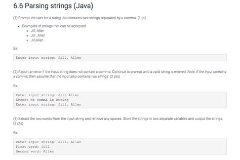 Solved I Need Help Fixing My Output To Look Like The Chegg