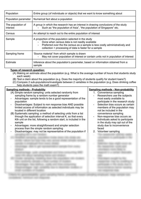 Notes Gea100 Quantitative Reasoning With Data Nus Thinkswap