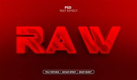Premium Psd Raw Text Style