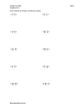 Fractions Adding Subtracting Multiplying And Dividing TpT