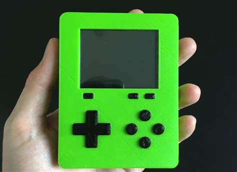 D Printed Raspberry Pi Zero Handheld Retro Game Console Geeky Gadgets