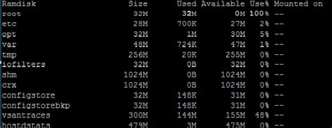 dell emc vxrail vcenter error the ramdisk root is full as a result