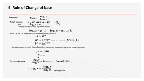 Chapter 3 Logarithms Pptx Chemistry Science