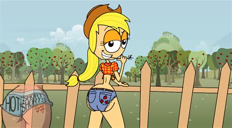 149741 Suggestive Artistmontatora Artistmontatora 501 Applejack Human G4 Applebucking