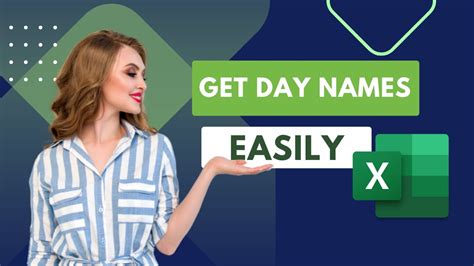 Excel Formula To Get Day Name From Date Date Functions And Formatting
