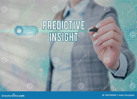 Writing Note Showing Predictive Insight Business Photo Showcasing Proactive Fault Management