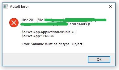 Variable Must Be Of Type Object AutoIt General Help And Support AutoIt Forums