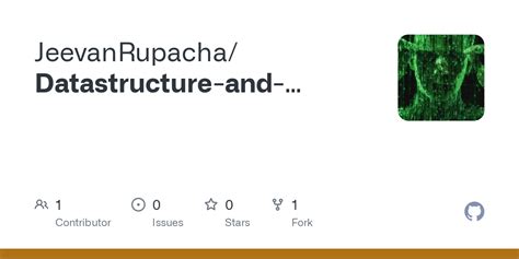 GitHub JeevanRupacha Datastructure And Algorithm