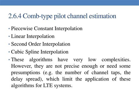 Ppt Interference Cancellation Algorithm With Pilot In 3gpplte Powerpoint Presentation Id
