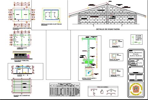 Small Store Building Detail Elevation And Section 2d View Cad Structural Block Autocad File