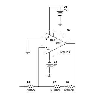 5 Operational Amplifier Circuit Download Scientific Diagram