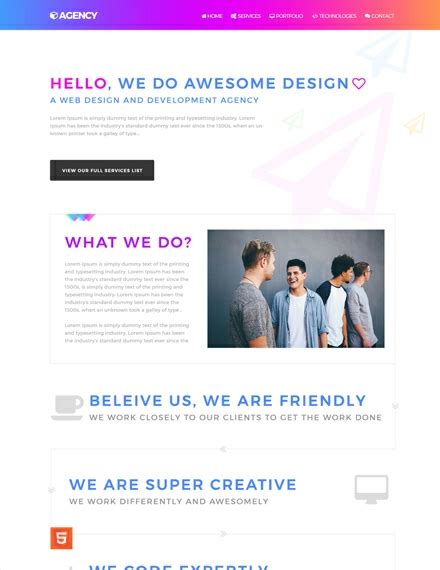 Free Cyber Monday Html5css3 Landing Page Template Download In Html5
