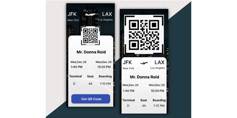Boarding Pass Figma