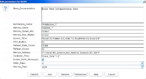 Sdram And Memory Controller Configurations Download Scientific Diagram