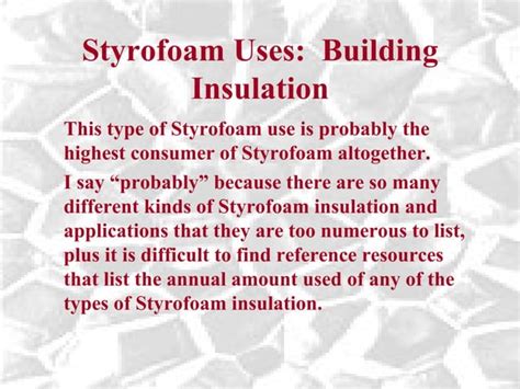 The Life Cycle Of Styrofoam Ppt