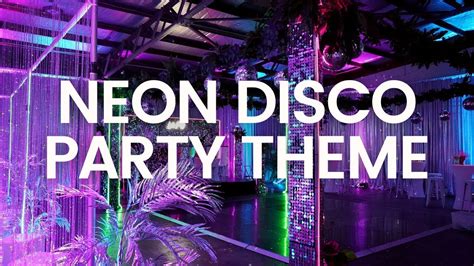 NEON DISCO Party Theme (Theme Showcase) - YouTube