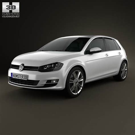 Volkswagen Golf Mk7 5 Door 2013 3d Model Premium Quality Download