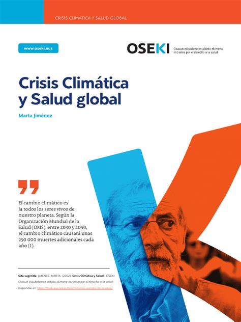 Crisis Climatica Y Salud Global Oseki Pdf La Contaminación Del