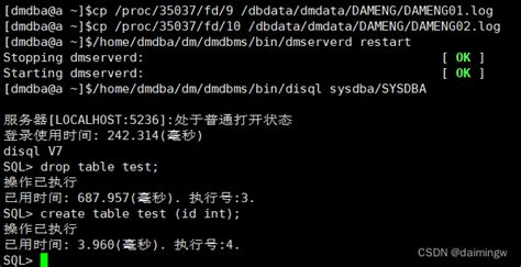 达梦数据库redo日志误删解决方法达梦误删redo Csdn博客