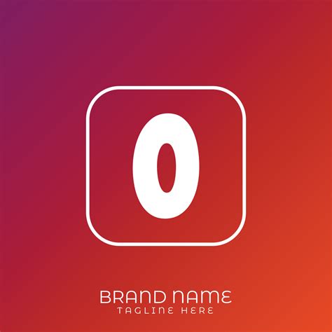 Letter O Initial Logo Template Alphabet With Gradient Background 20898429 Vector Art At Vecteezy