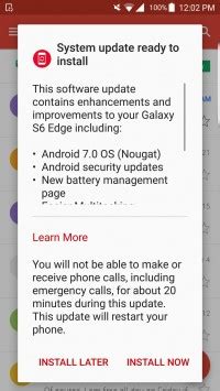 Verizons Galaxy S6 And S6 Edge Now Receiving Nougat Updates Gsmarena