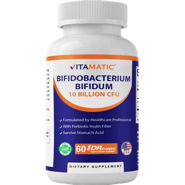 2 Pack Vitamatic Bifidobacterium Breve 10b Per Dr Capsule 60