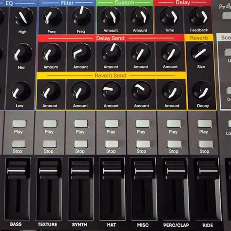 Parsec Akai Midimix Controller Overlay For Reason Midi Mapping File Included Etsy