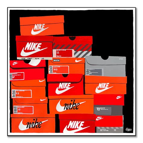 Nike Shoe Box Outline