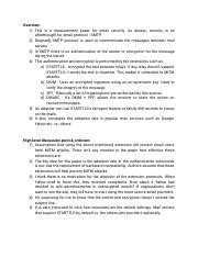 Exploring Email Security Protocols And Vulnerabilities Course Hero