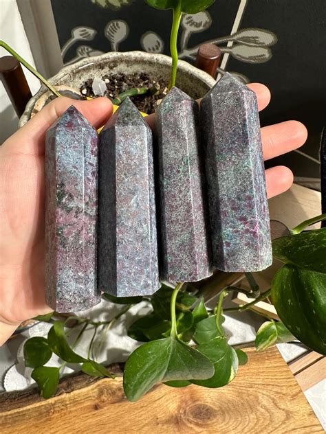 Gorgeous Ruby Kyanite Towers Uv Reactive Healing Wealth Passion