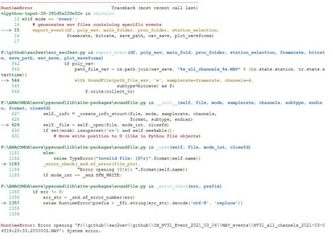 Error Opening And Writing File On Windows Issue Bastibe Python Soundfile GitHub