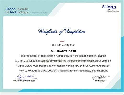 Verilog Vlsidesign Internship Ananya Dash