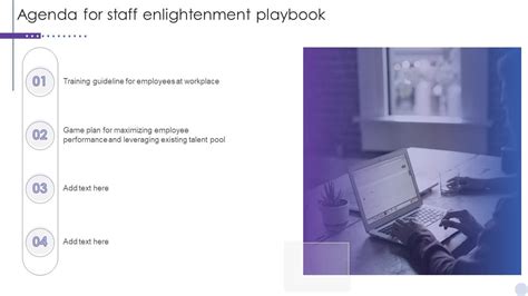 Agenda For Staff Enlightenment Playbook Ppt Slides Icons Ppt Powerpoint