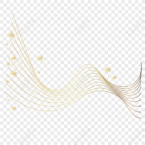 골드 라인 발광 장식 요소새해골든크리스마스 Png 일러스트 무료 다운로드 Lovepik