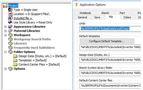 Design Data Configuration Options