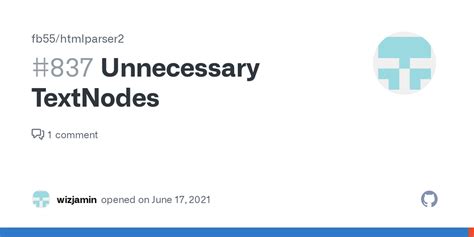 unnecessary textnodes · issue 837 · fb55 htmlparser2 · github