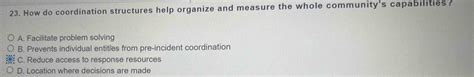 Solved 23 How Do Coordination Structures Help Organize And Measure