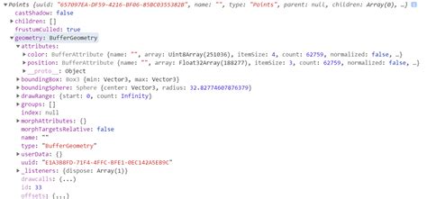 Points Are Not Shown With Colors In Buffergeometry Questions Threejs Forum